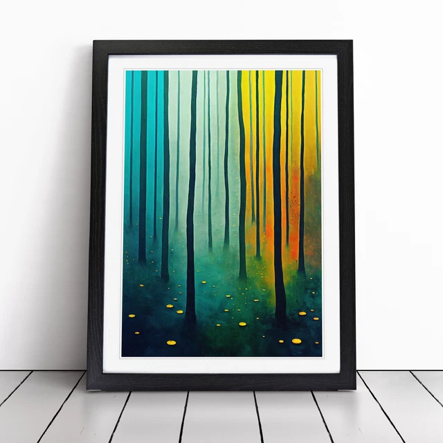 Kna Prints - Poster Bold Forest Picture Poster Decor Living Room ...