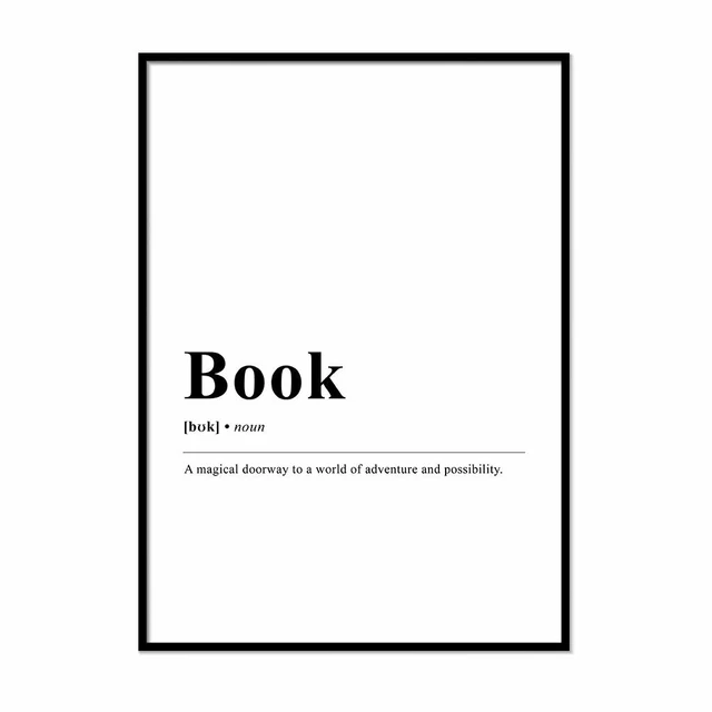 Kna Prints - Poster Book Dictionary Definition Quote Print Funny Poster ...