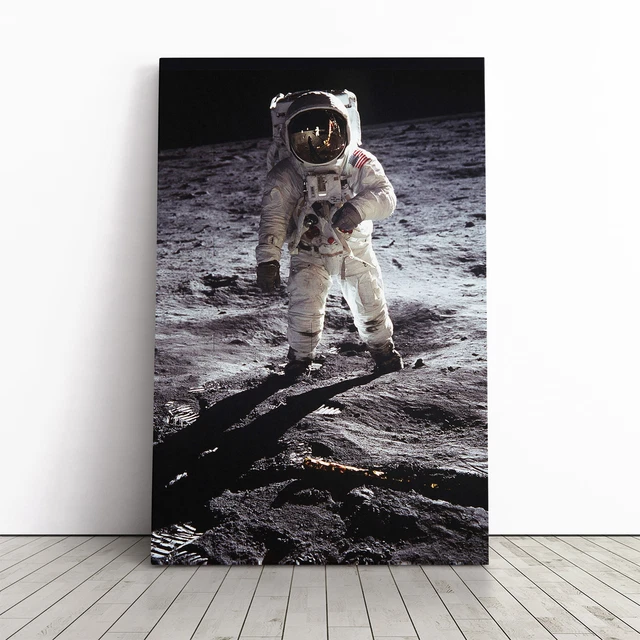 Kna Prints - Poster Buzz Aldrin Moon Landing Space Picture Home Decor ...