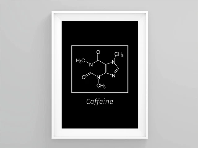 Kna Prints - Poster Caffeine Kitchen Wall Art Bakery Poster Wall Art ...