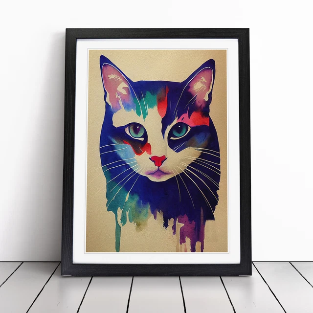 Kna Prints - Poster Cat In No.2 Picture Poster Decor Living Room ...