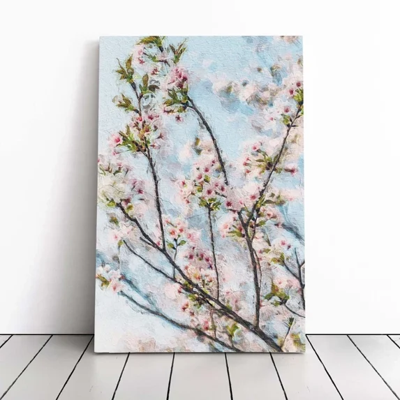 Kna Prints - Poster Cherry Blossom Tree In Abstract Flowers Floral ...