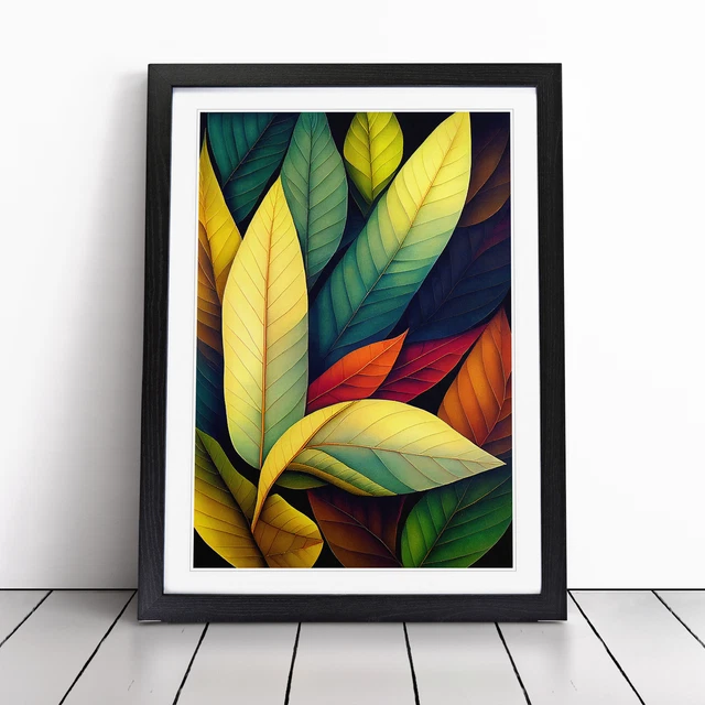 Kna Prints - Poster Colourful Leaves No.2 Picture Poster Home Decor, UNFRAMED-8x12 - Walmart.com