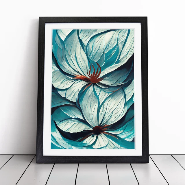 Kna Prints - Poster Contoured Flowers Abstract Picture Poster Decor ...