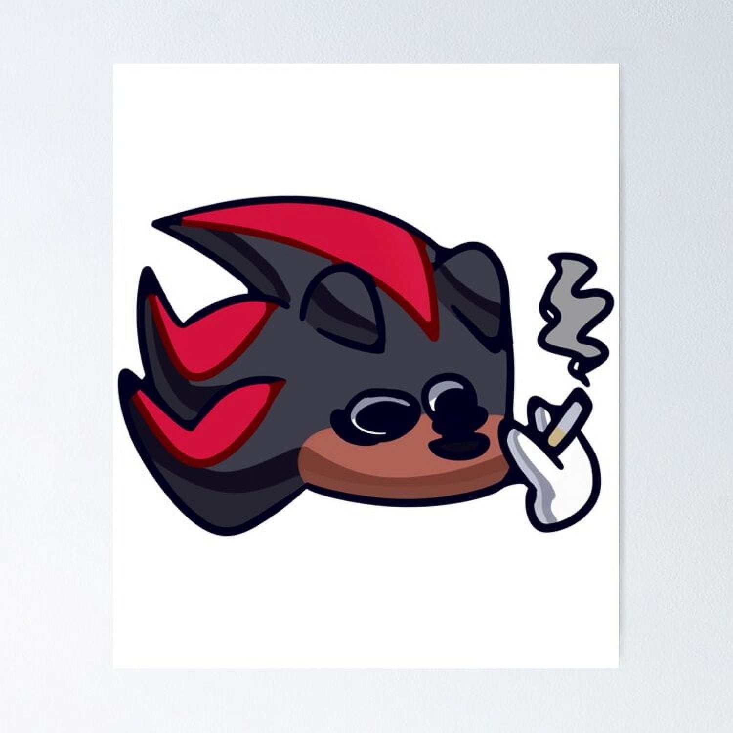 Kna Prints - Poster Cursed Shadow Smoking, UNFRAMED-12x18 - Walmart.com