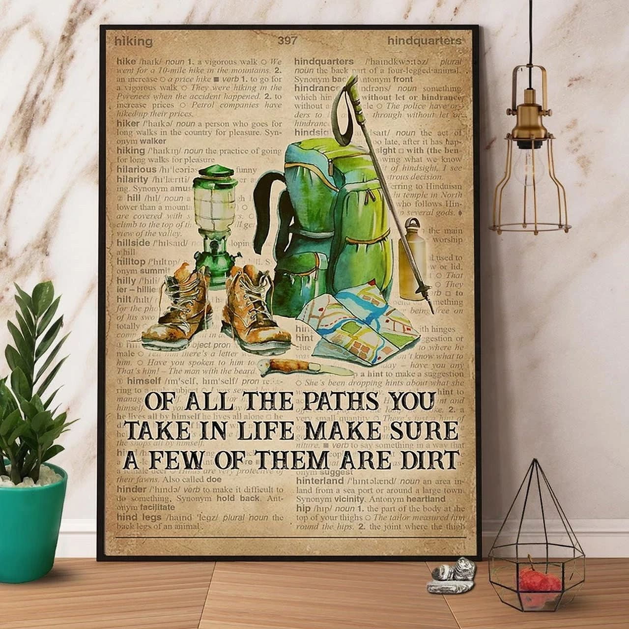 Kna Prints - Poster Dictionary Hiking Of All The Paths You Take In Life ...