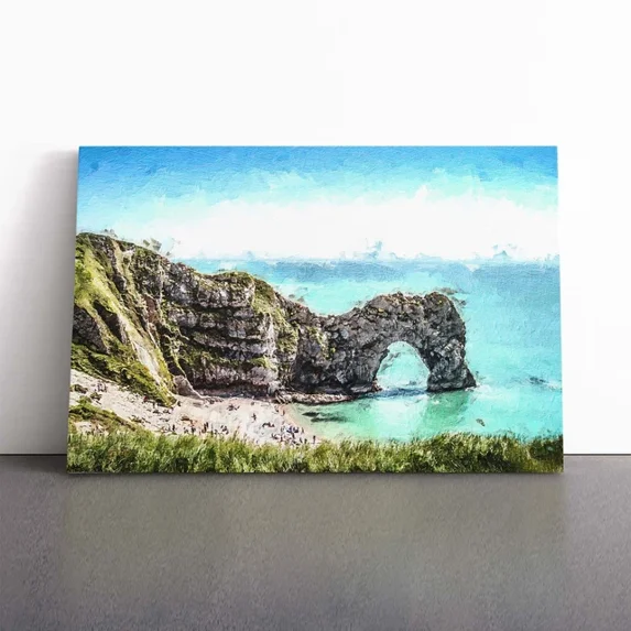 Kna Prints - Poster Durdle Door Cliffs In Dorset Landscape Seascape ...