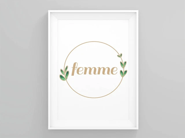 Kna Prints - Poster Femme Feminism Wall Art Feminist Art Print ...