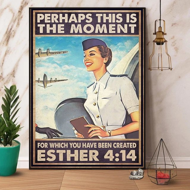 Kna Prints - Poster Flight Attendant Perhaps This Is The Moment For ...