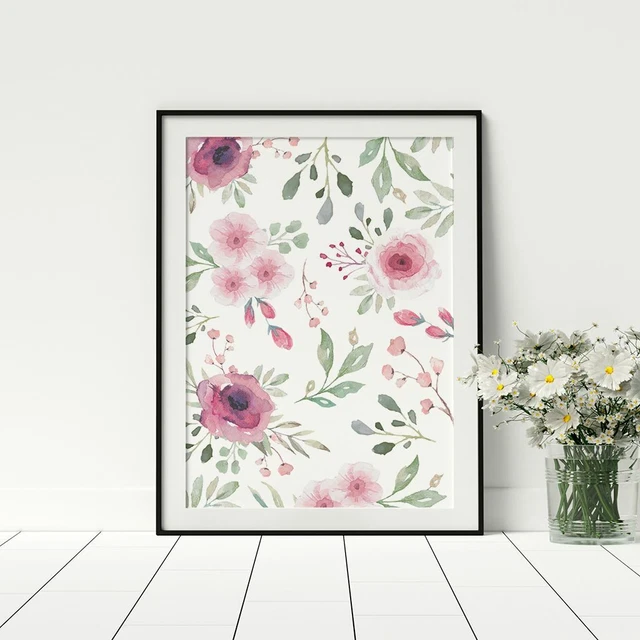 Kna Prints - Poster Floral Pattern Poster Design Fashionable Artwork ...