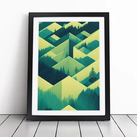 Kna Prints - Poster Forest Adventure Abstract Picture Poster Decor ...