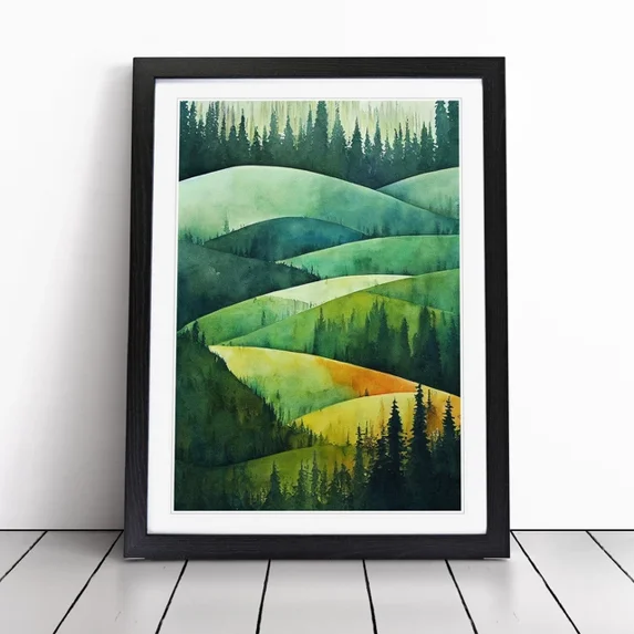 Kna Prints - Poster Forest Hills No.3 Picture Poster Decor Living Room ...