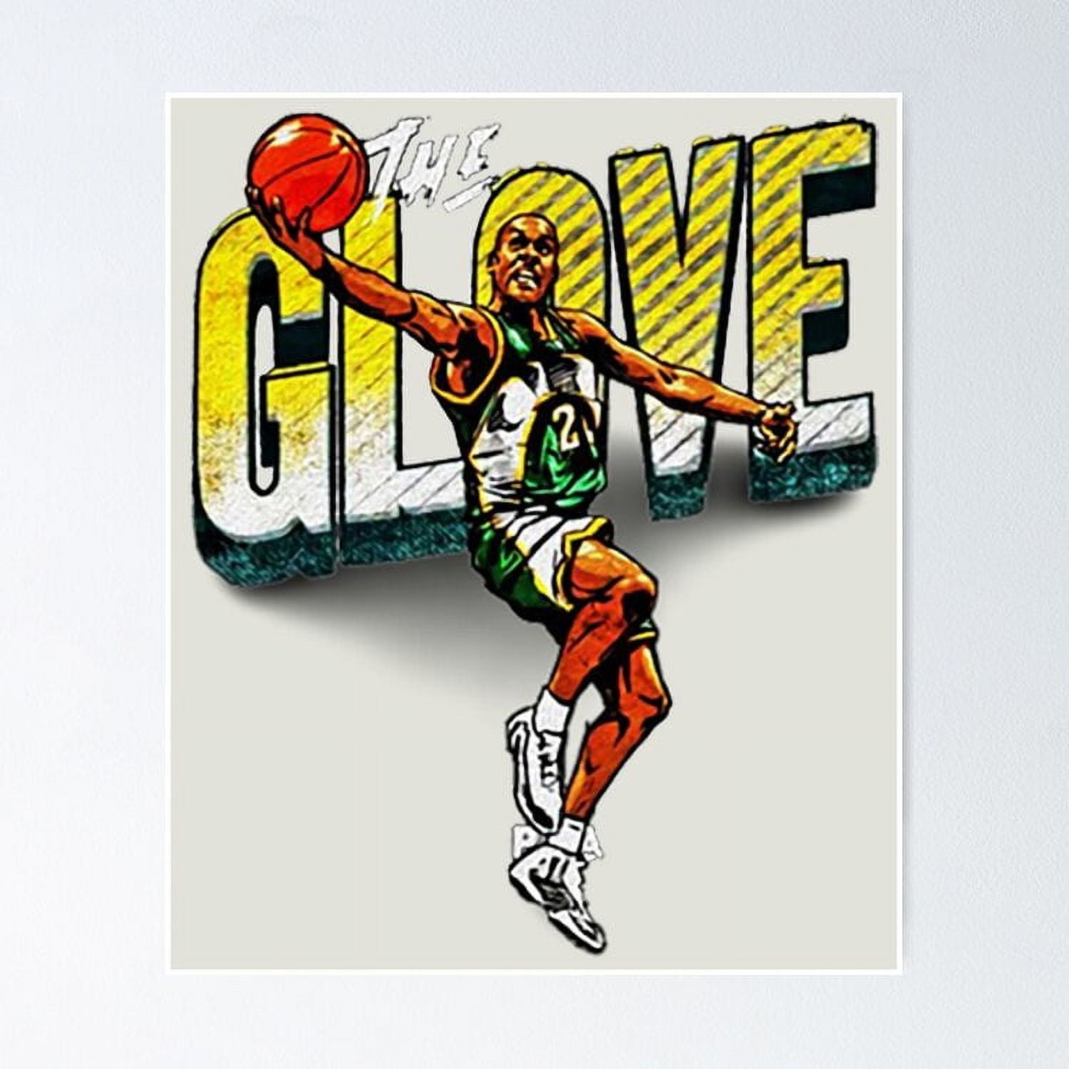 Kna Prints - Poster Gary Payton The Glove, UNFRAMED-24x36 - Walmart.com