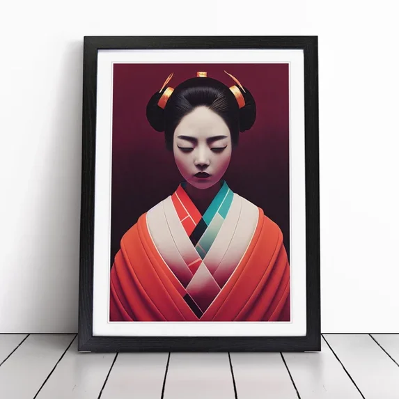 Kna Prints - Poster Geisha Contemporary No.1 Picture Poster Decor ...
