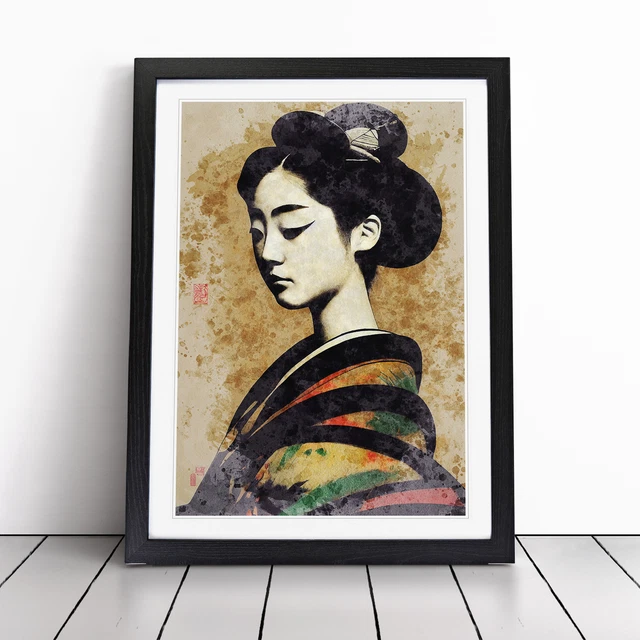 Kna Prints - Poster Geisha No.4 Picture Poster Decor Living Room ...