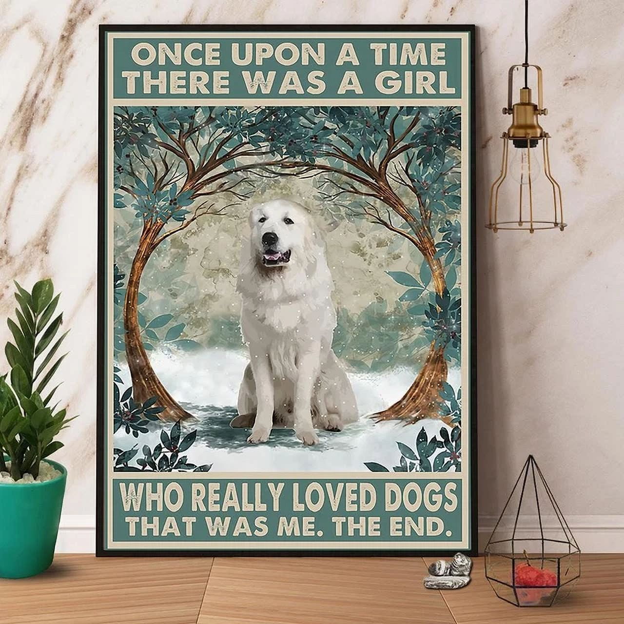 Kna Prints - Poster Great Pyrenees There Was A Girl Who Really Loved ...