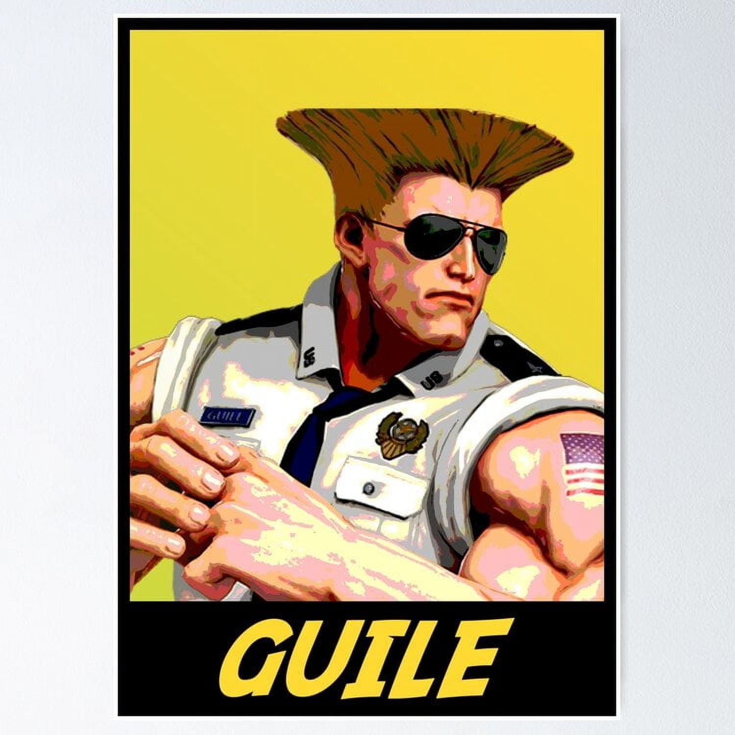 Kna Prints - Poster Guile Street Fighter, UNFRAMED-18x24 - Walmart.com