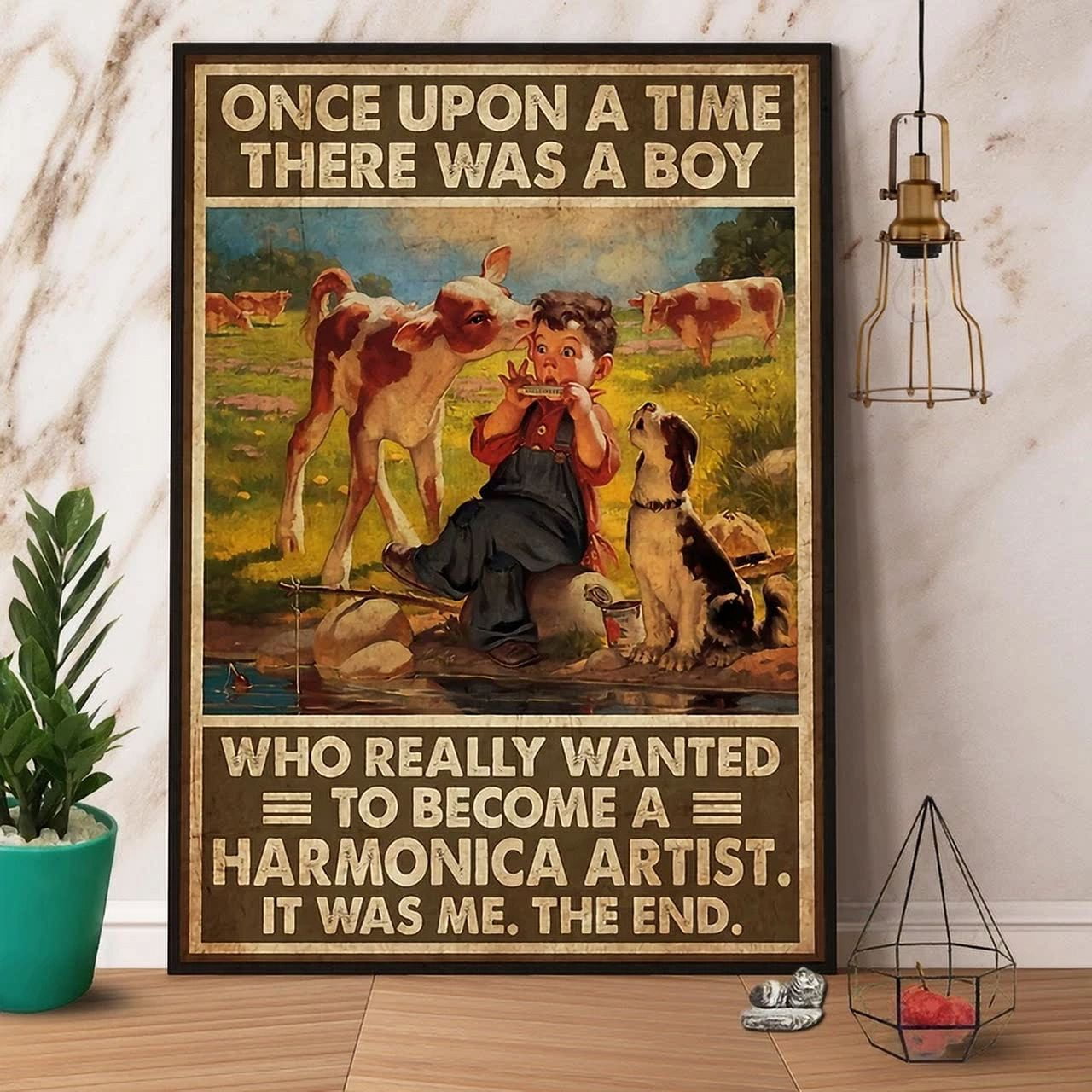 Kna Prints - Poster Harmonica A Boy Who Really Wanted To Become A ...