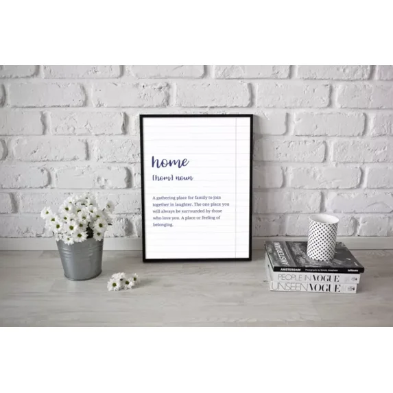 Kna Prints - Poster Home Definition Prints Family Artwork Quote Print ...