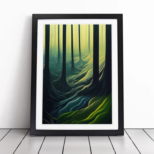 Kna Prints - Poster Immense Forest Picture Poster Decor Living Room ...