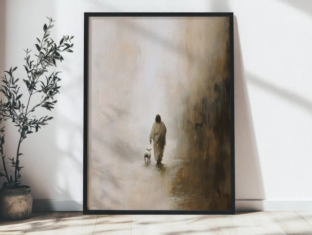 Kna Prints - Poster Jesus Leaves The 99, Parable Of The Lost Sheep ...