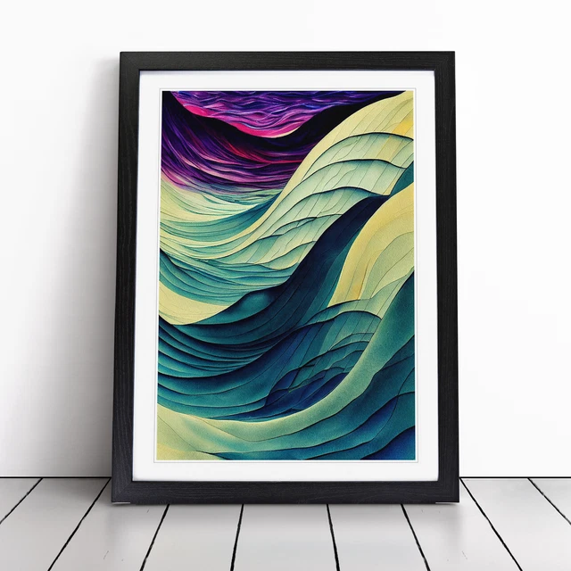 Kna Prints - Poster Layers Of An Ocean Wave Abstract No.1 Picture ...