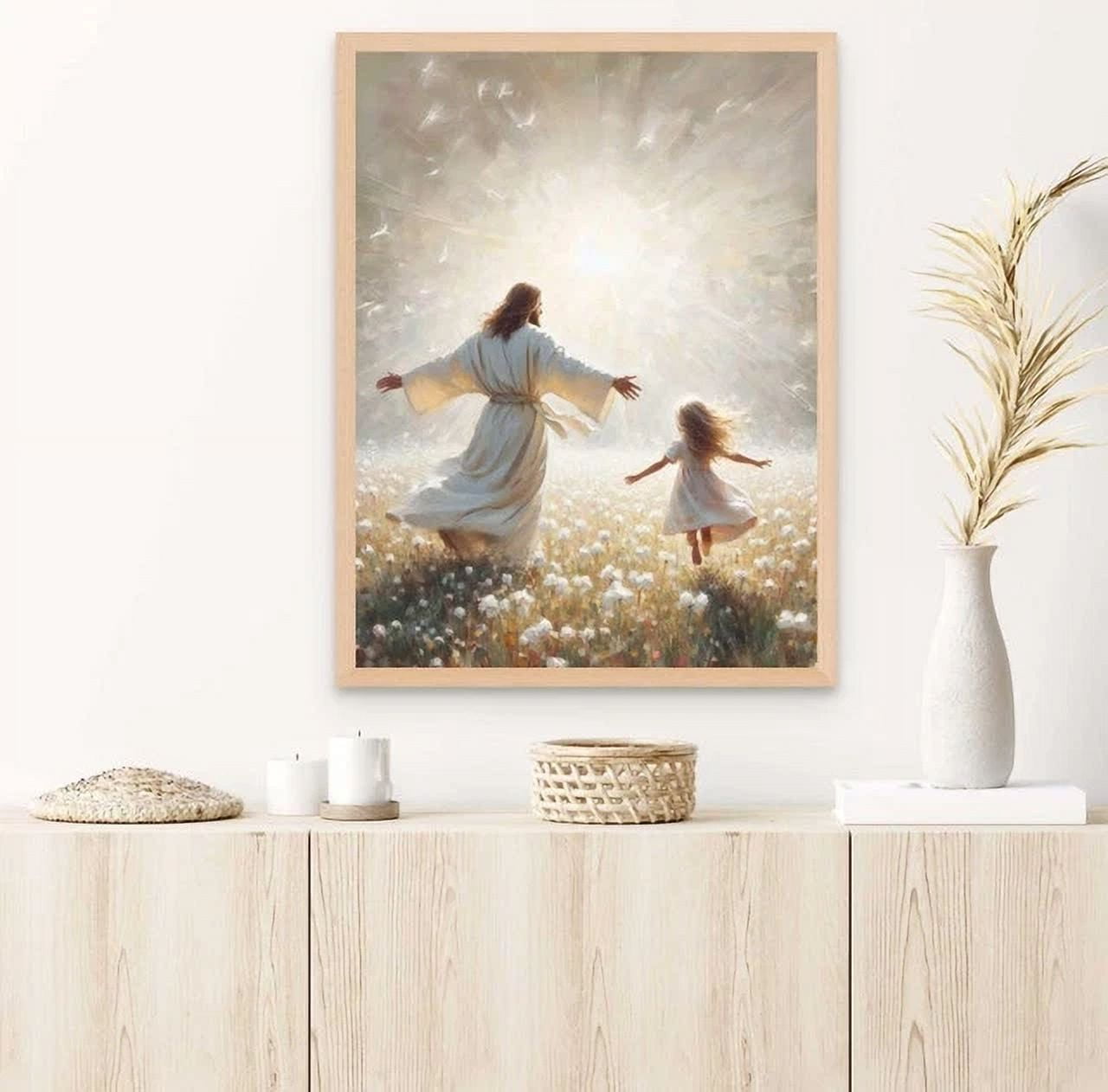 Kna Prints - Poster Light Of Life, Christian Painting, Jesus Dancing ...