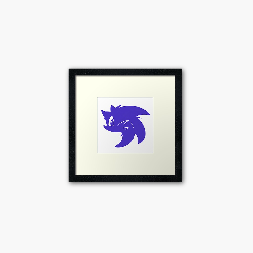 Kna Prints - Poster Logotipo De Sonic (Mi Versiã³N), UNFRAMED-8x12 ...