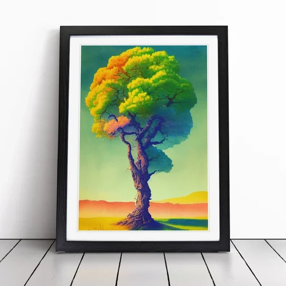 Kna Prints - Poster Lone Tree No.5 Picture Poster Decor Living Room ...