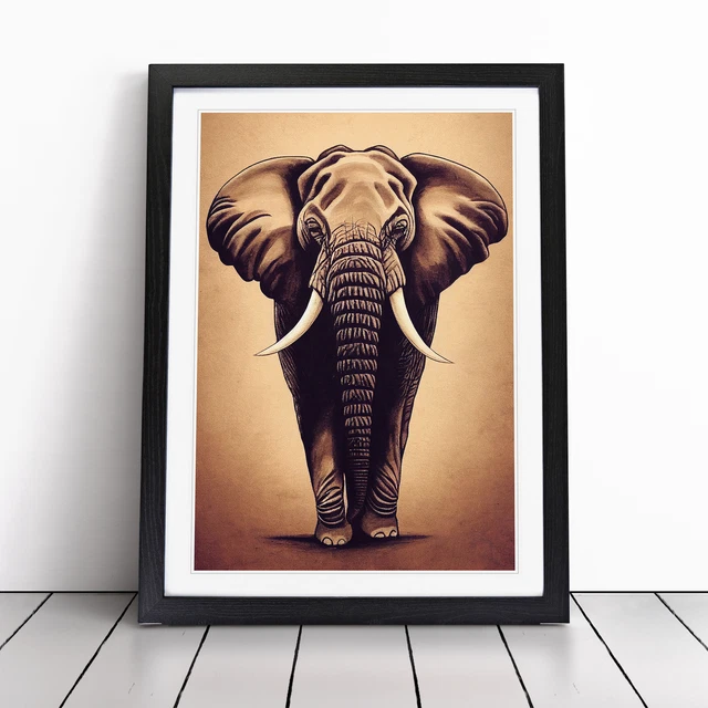 Kna Prints - Poster Magnificent Elephant Picture Poster Decor, UNFRAMED ...