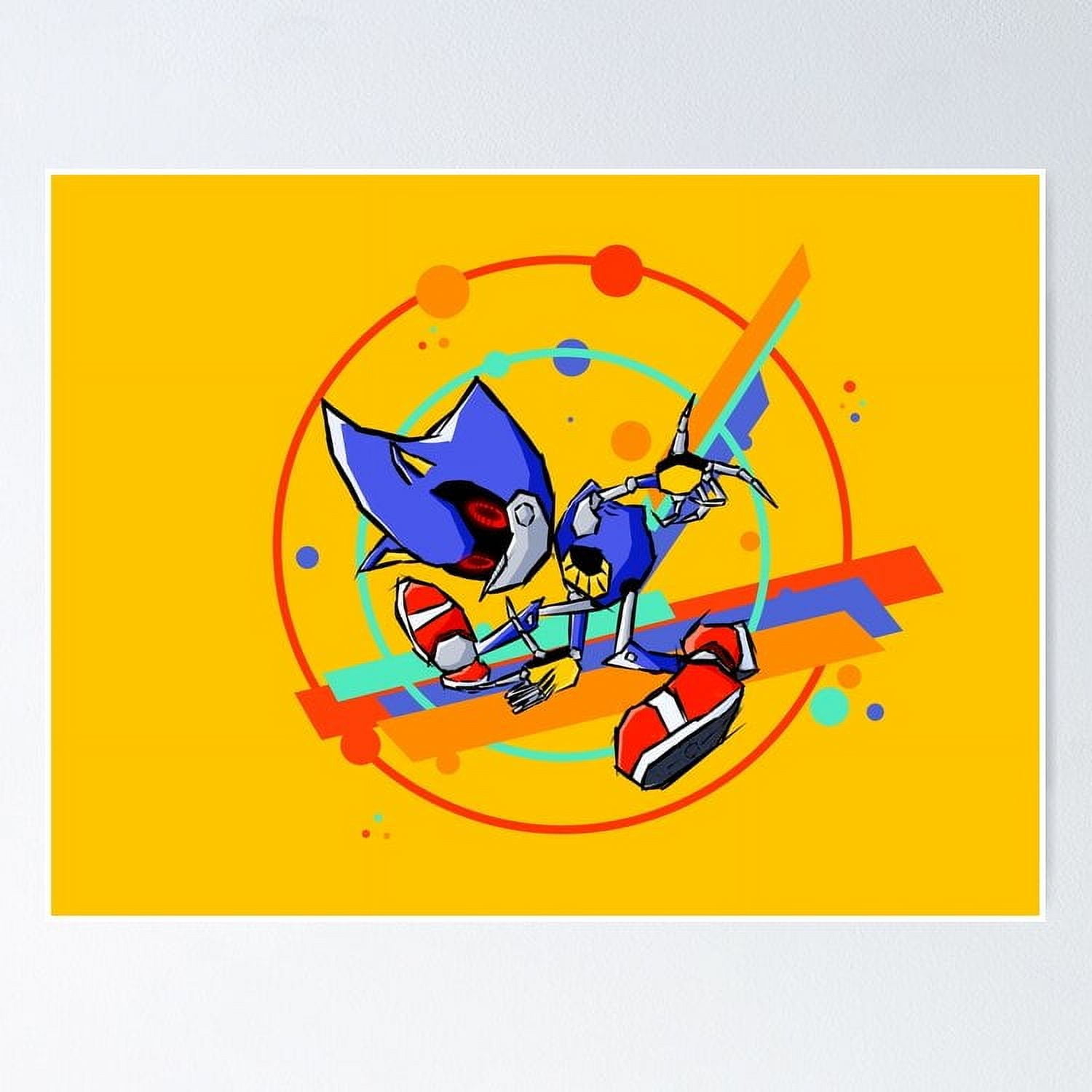 Kna Prints - Poster Metal Sonic Adventure, UNFRAMED-18x24 - Walmart.com