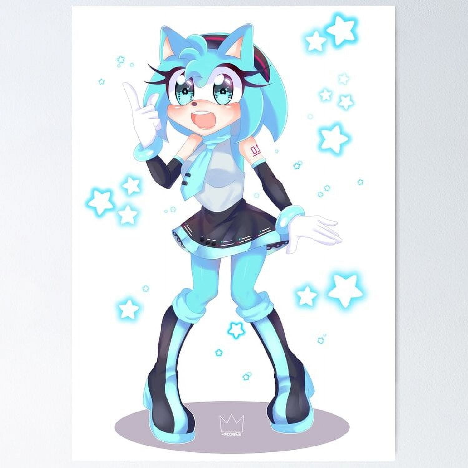 Kna Prints - Poster Miku Amy Rose, UNFRAMED-24x36 - Walmart.com