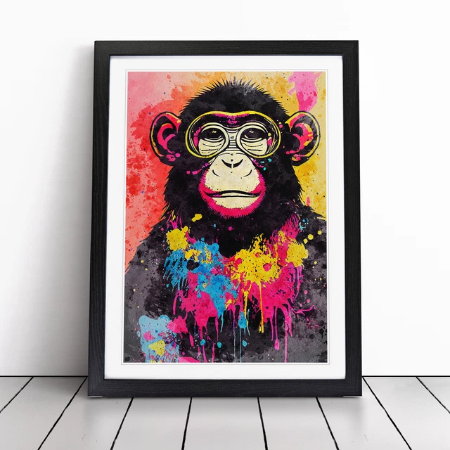 Kna Prints - Poster Monkey No.4 Picture Poster Decor Living Room ...