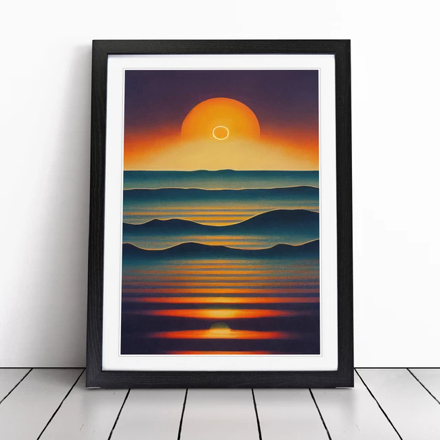Kna Prints - Poster Outstanding Sunset View Abstract Picture Poster ...