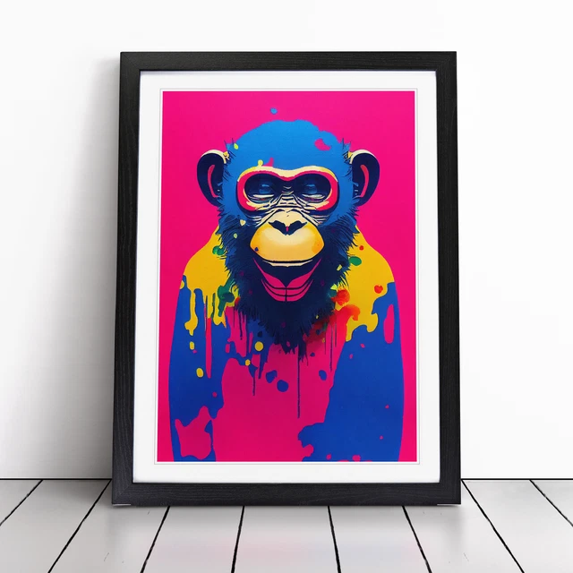 Kna Prints - Poster Paint Drip Monkey No.1 Picture Poster Decor ...