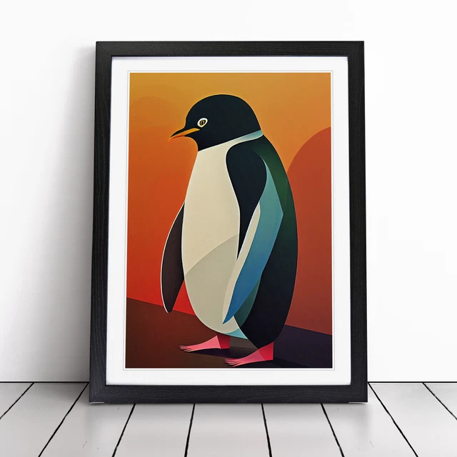 Kna Prints - Poster Perfect Penguin Abstract Picture Poster Decor ...