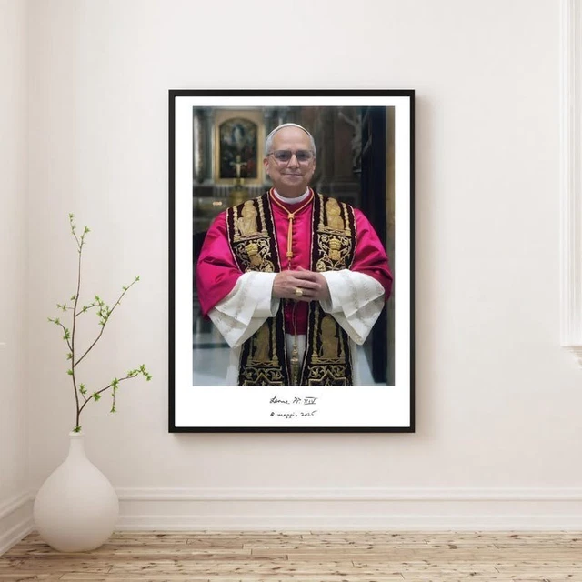 Kna Prints - Poster Pope Leo Xiv Signature - Poster, UNFRAMED-12x18 ...