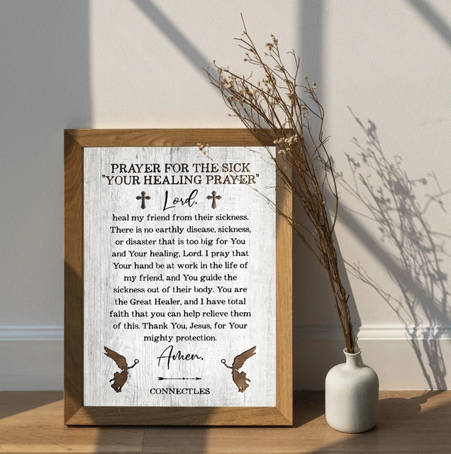 Kna Prints - Poster Prayer For Healing Prayer For The Sick Connectles ...