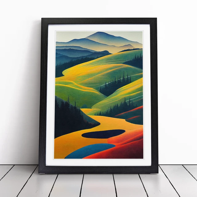 Kna Prints - Poster Pretty Meadow Landscape Picture Poster Decor ...