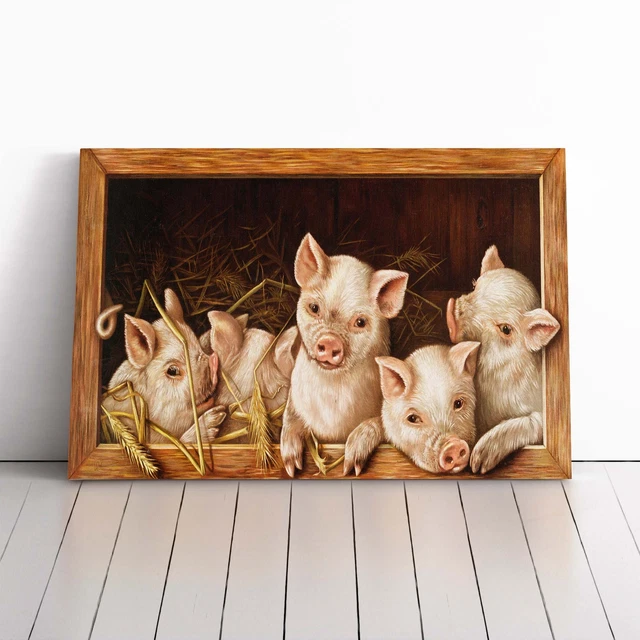 Kna Prints - Poster Prize Pigs Animal Vintage Picture Decor Dining Room ...