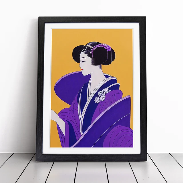 Kna Prints - Poster Profile Of A Geisha No.4 Picture Poster Decor ...