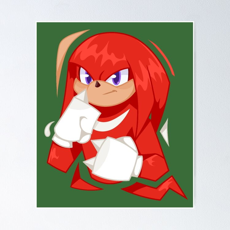 Kna Prints - Poster Red Echidna, UNFRAMED-8x12 - Walmart.com