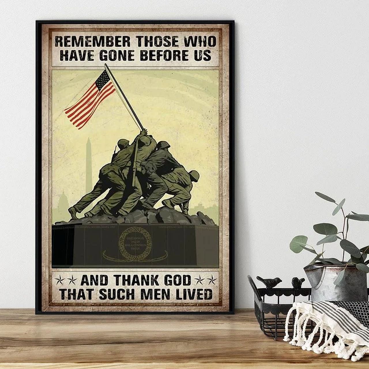 Kna Prints - Poster Remember Those Who Have Gone Before Us And Thank ...
