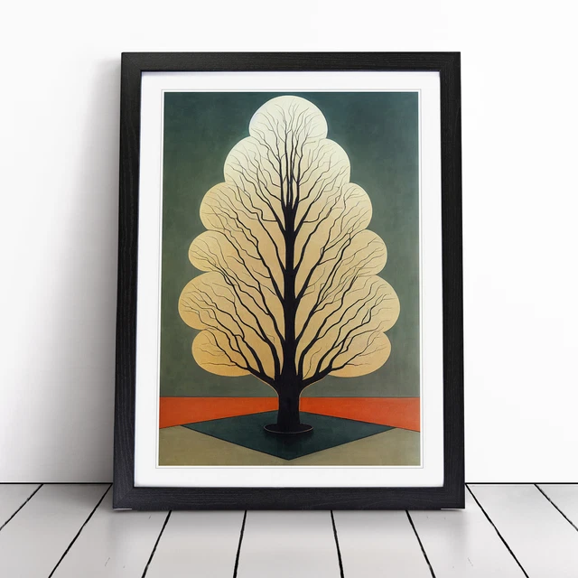 Kna Prints - Poster Retro Tree No.4 Picture Poster Decor Living Room ...