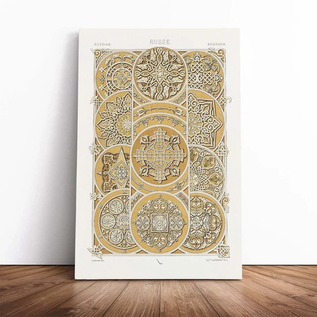 Kna Prints - Poster Russian Pattern Abstract Vintage Albert Racinet ...
