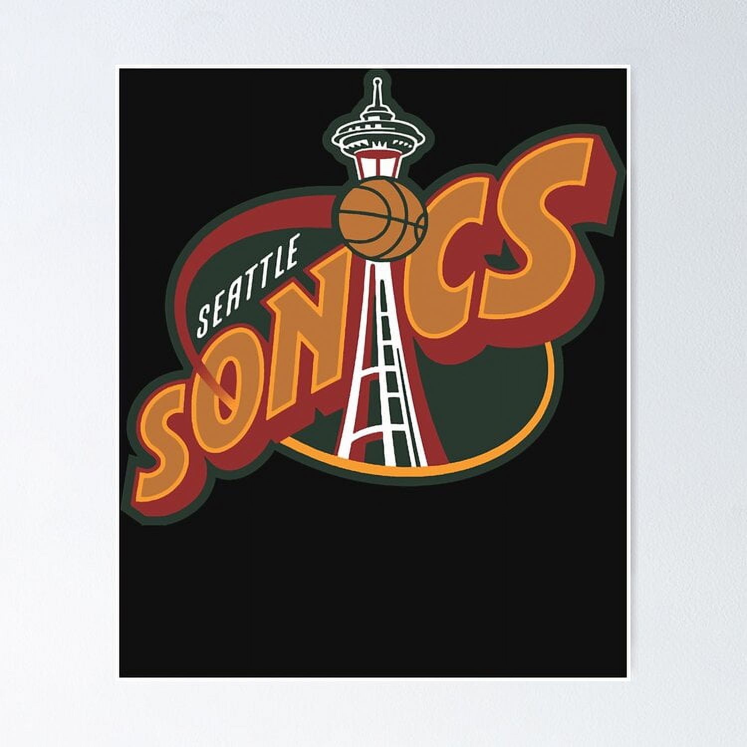 Kna Prints - Poster Seattle Sonic, UNFRAMED-12x18 - Walmart.com
