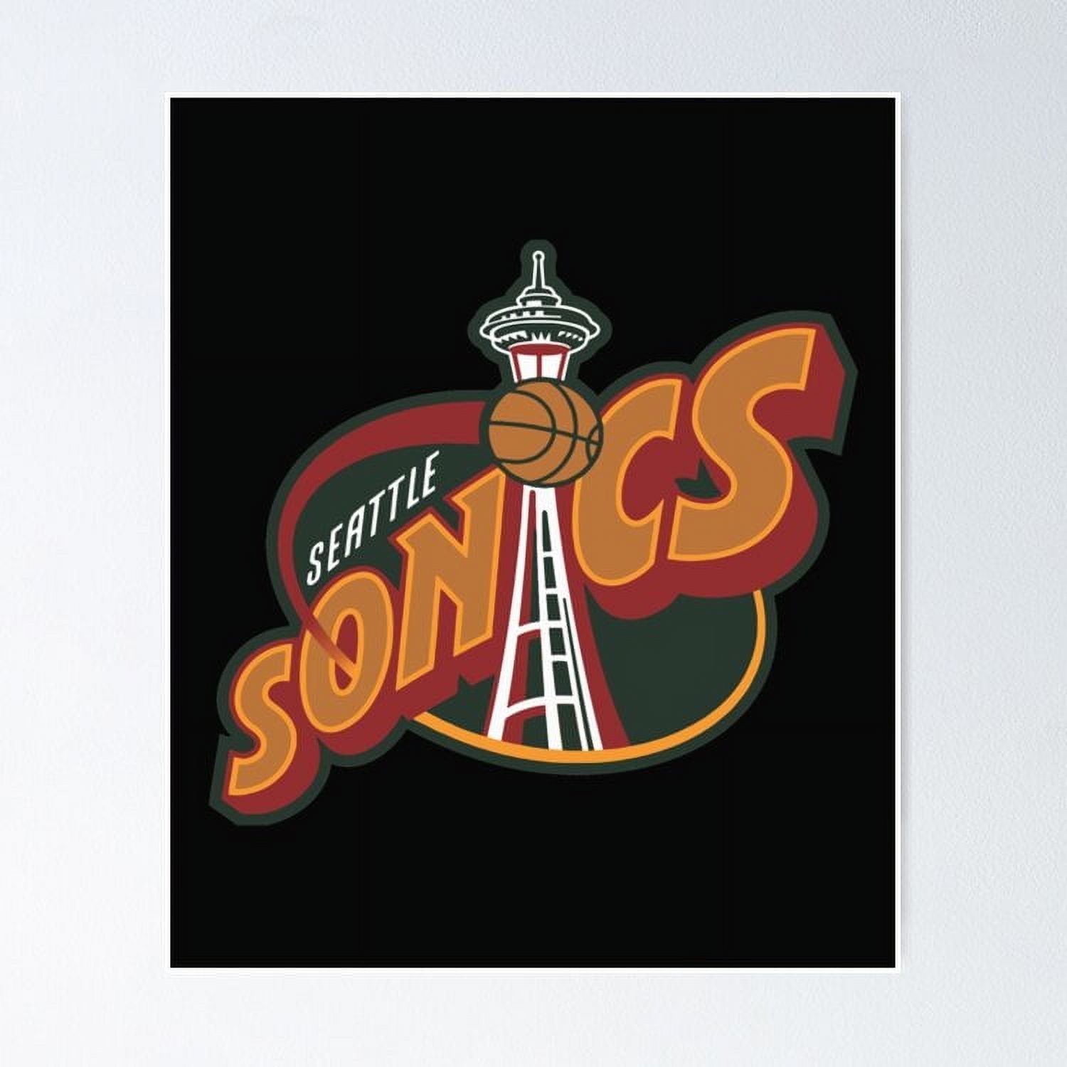 Kna Prints - Poster Seattle Sonic, UNFRAMED-24x36 - Walmart.com