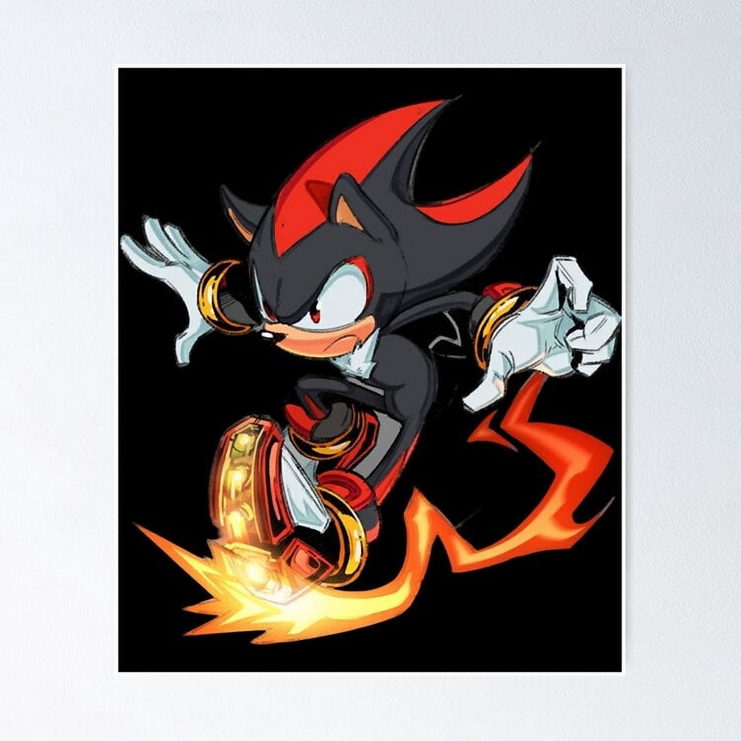 Kna Prints - Poster Shadow The Hedgehog Fire, UNFRAMED-18x24 - Walmart.com