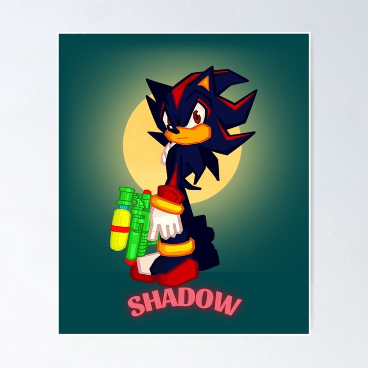 Kna Prints - Poster Shadow The Hedgehog, UNFRAMED-24x36 - Walmart.com