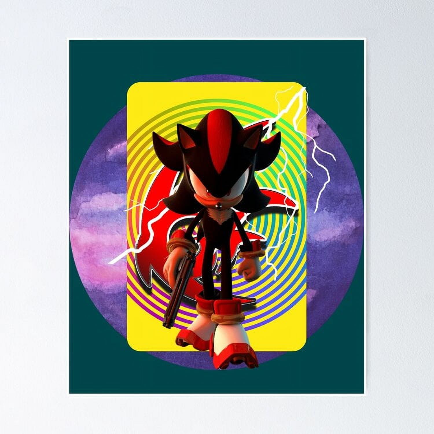 Kna Prints - Poster Shadow The Hedgehog, UNFRAMED-8x12 - Walmart.com
